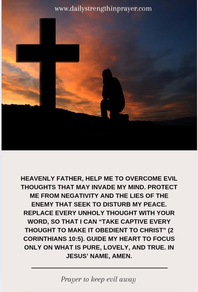 25 Powerful Prayers to Keep Evil Away