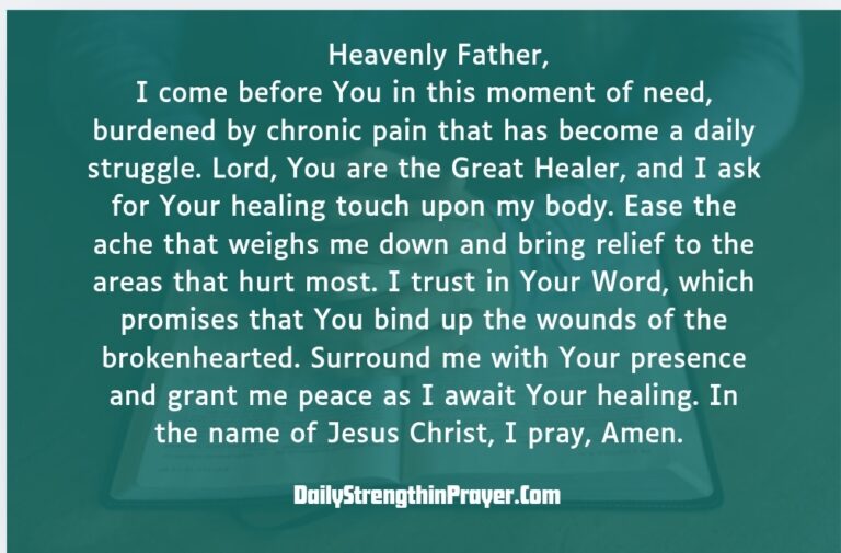 25+ Powerful Prayers for Pain
