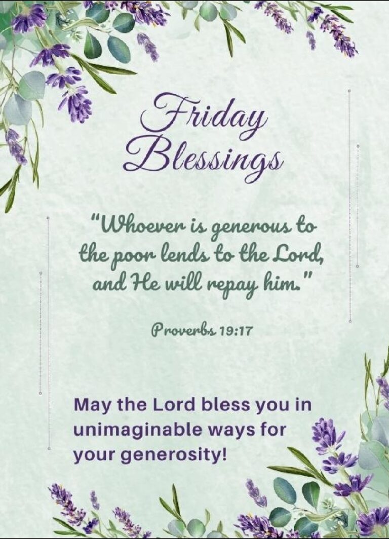 50 Beautiful Friday Blessings to Share and Pray [With Images]