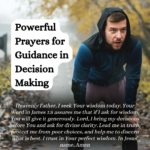 21 Powerful Prayers for Guidance in Decision Making