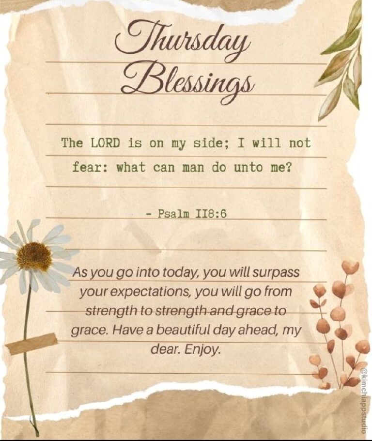50 Beautiful Thursday Blessings to Share and Pray [With Images]