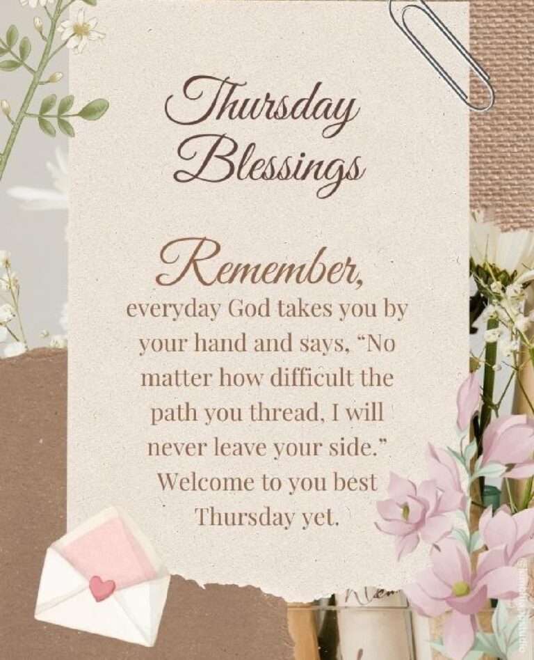 50 Beautiful Thursday Blessings to Share and Pray [With Images]