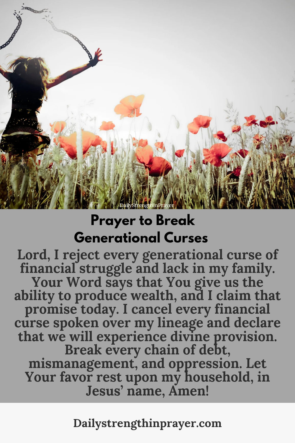 Break Free: 20 Powerful Prayers for Breaking Generational Curses
